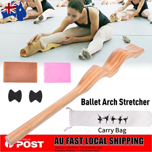 Wood Ballet Foot Stretcher Stretch Elastic Band Wooden Dance Gym Arch ...