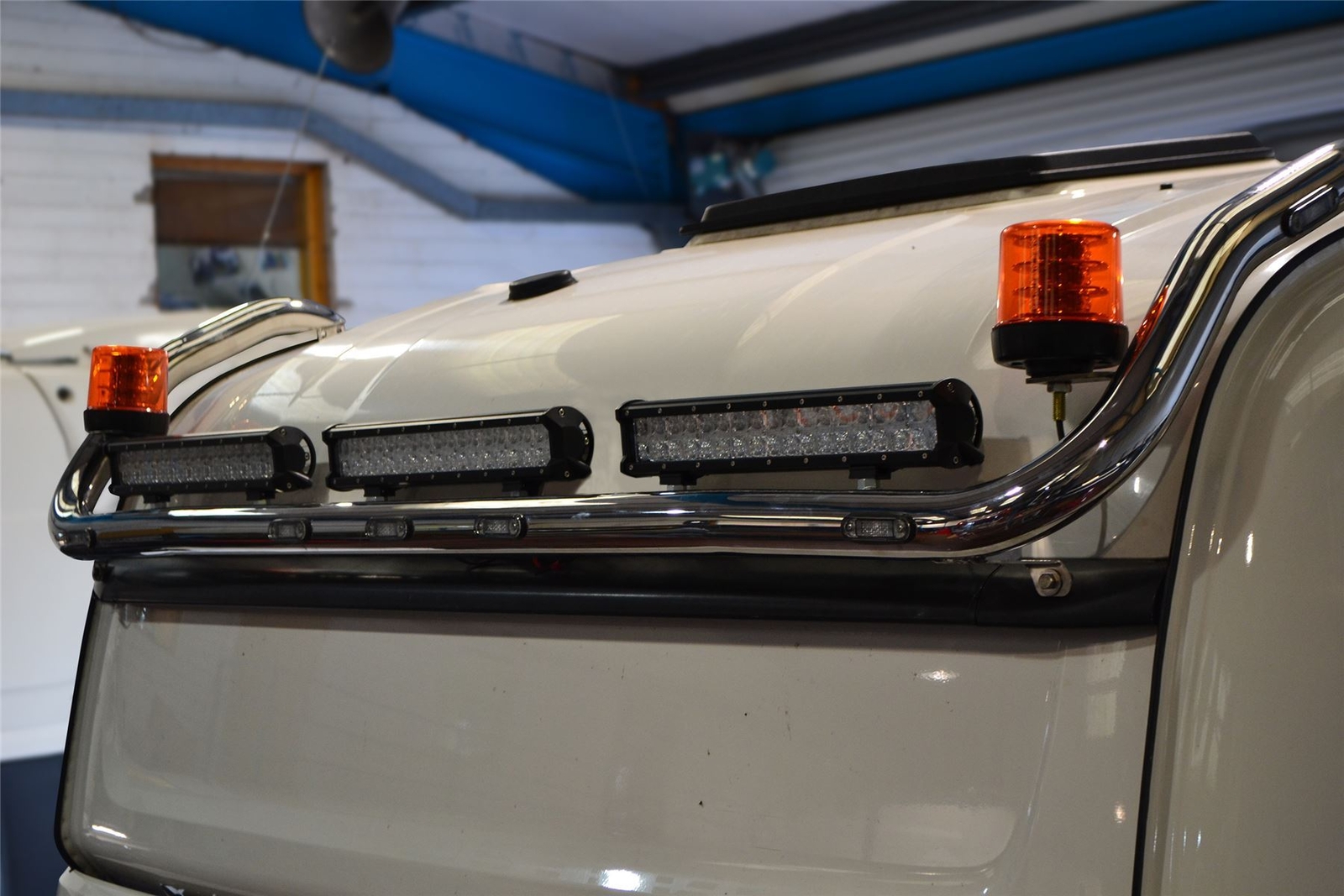 Roof Light Bar + LED Spot Bars To Fit Scania P G R Series Pre 2009 Low ...