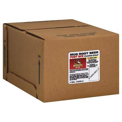 Mug Root Beer 5 Gallon Bag In Box Soda Fountain Syrup Concentrate | eBay
