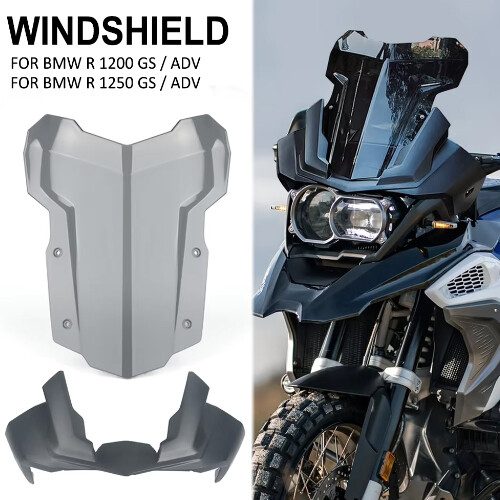 For BMW R1250GS R1200GS ADV Rally Windscreen Windshield Wind Screen ...