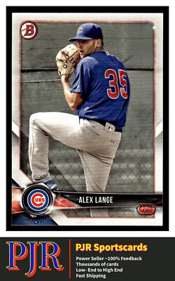 2018 Bowman #BP54 Alex Lange Chicago Cubs BUY 4 - 35% OFF | eBay