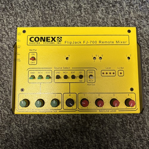FlipJack Conex Ectro-Systems FJ-700 Mobile Cellular Phone Mixer/Audio ...