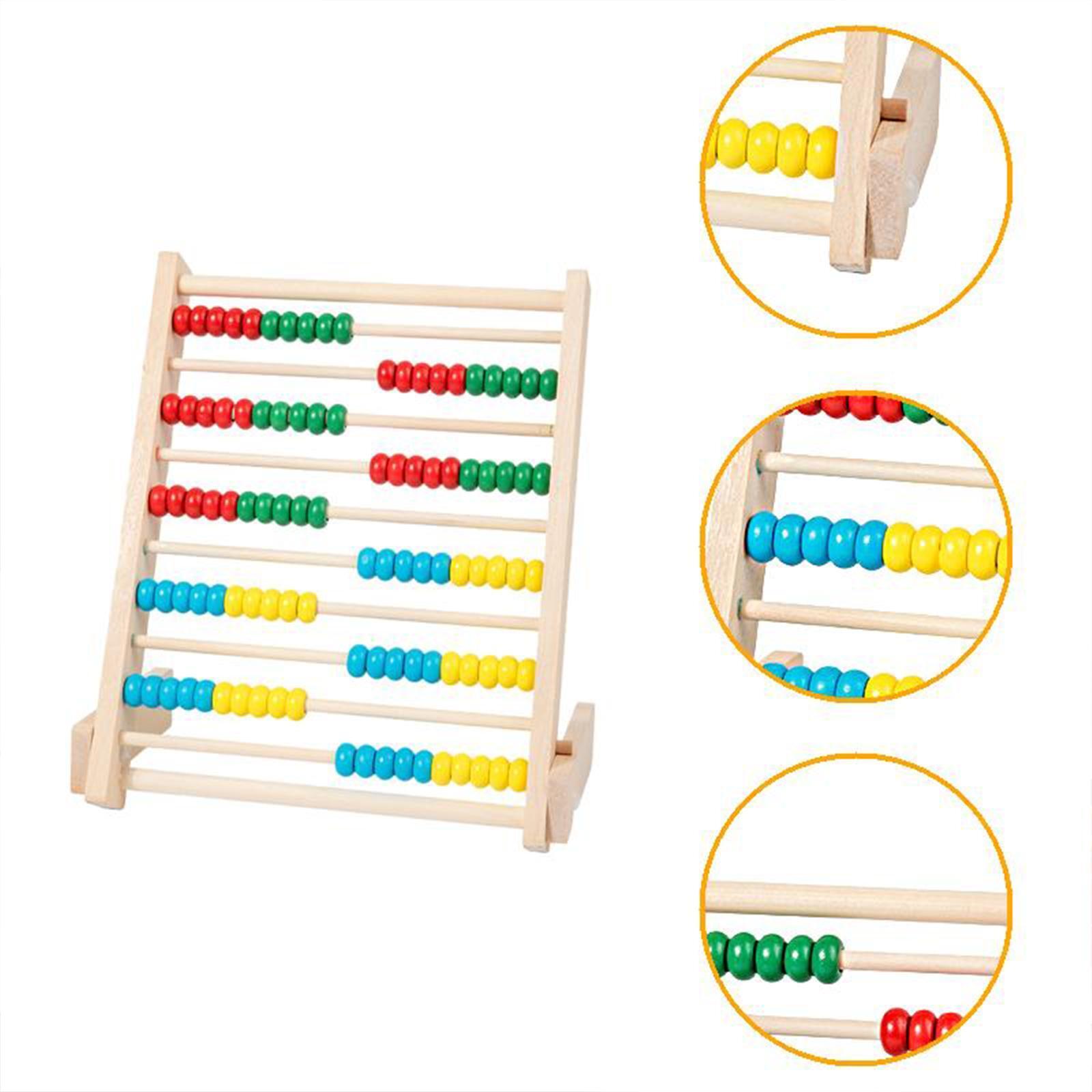 Abacus Wood Number Counters Education Enlightenment Toy Montessori Toy ...