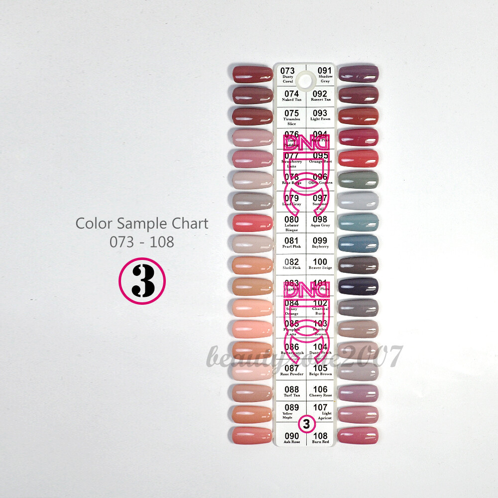 DND Color Swatches / Color Chart / Color Sample Single – 3 | eBay