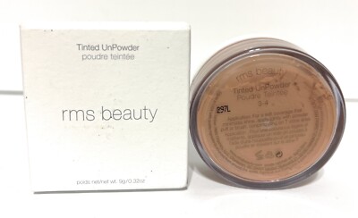 RMS Beauty Tinted UnPowder Shade 3-4 Loose Talc-Free Setting Powder 0. ...