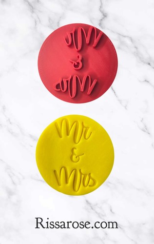 Mr & Mrs - From Miss to Mrs - I love you - Happy Anniversary - Congrats ...