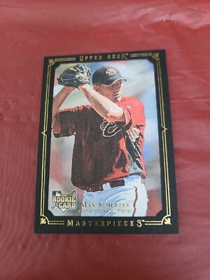 2008 Upper Deck Masterpieces Max Scherzer Rookie Card Black. #5 0003837 ...