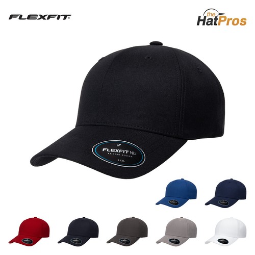 FLEXFIT Performance Baseball Cap NU® 6100NU Hat Blank Fitted Flex Fit ...