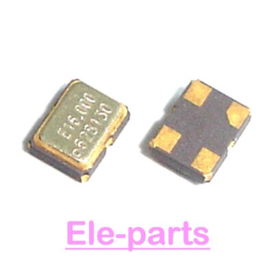 50 PCS 16MHZ 3225 SMD-4 16M 16.000MHz 16.000M SMT 3.2x2.5mm Passive ...