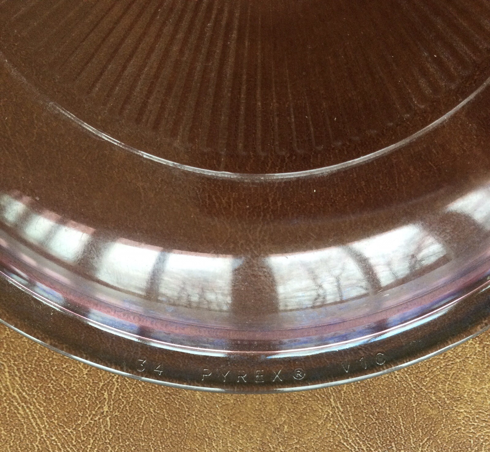 Pyrex Visionware Amber Lid V1C #34 | eBay