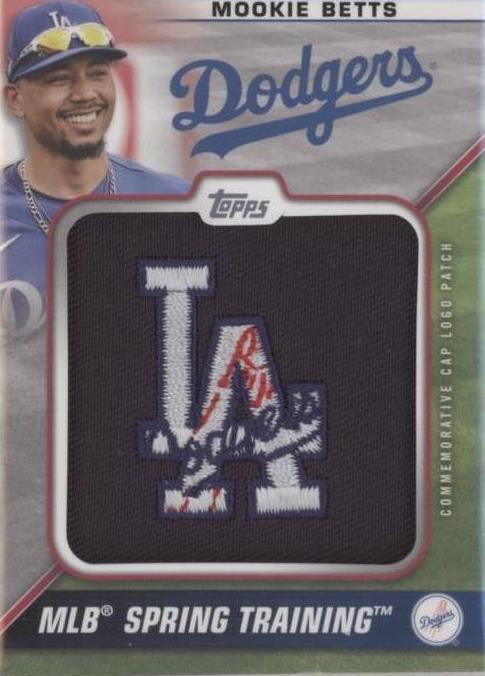2021 Topps - Spring Training Cap Logo Manufactured Patches Mookie Betts ...