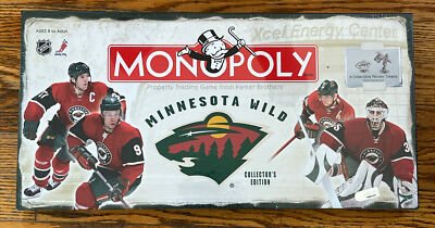 2006 New Minnesota Wild Collectors Edition Minnesota Wild Monopoly NHL ...