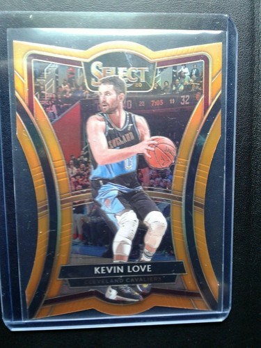 KEVIN LOVE 2019-20 Select PREMIER LEVEL ORANGE DIE CUT PRIZM #65/65 ...