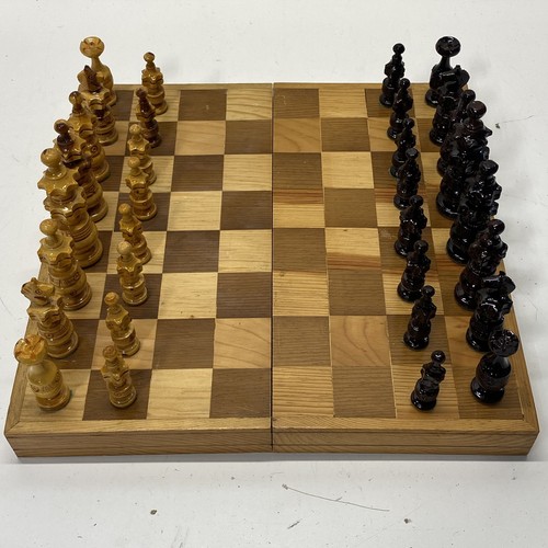 Handmade Wood Classic Felt Bottom Chess Set | eBay