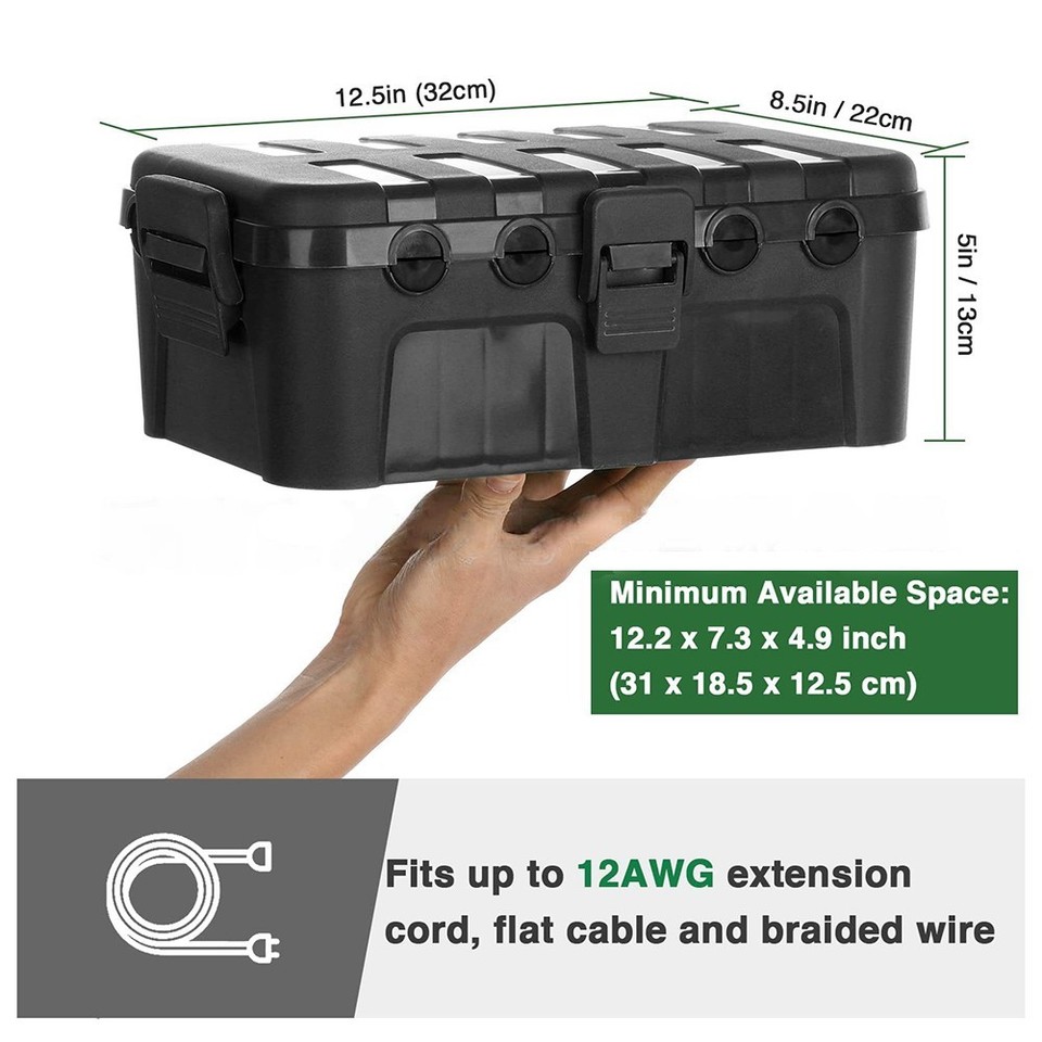 Hassle-free Installation Weatherproof Electrical Box Large Electrical ...