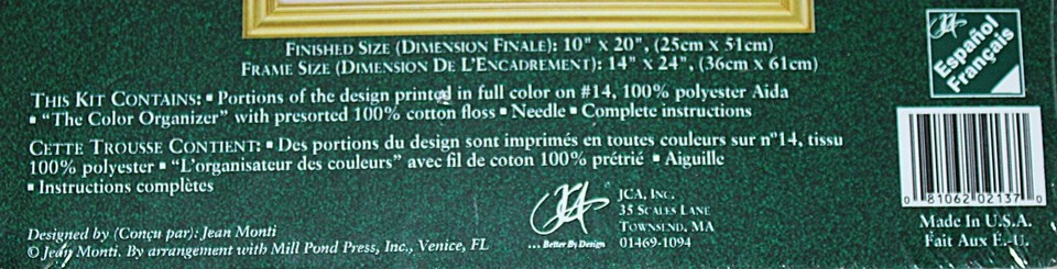 NEW Counted Cross Stitch Kit ELSA WILLIAMS "Where the Heart Is" 02137 ...