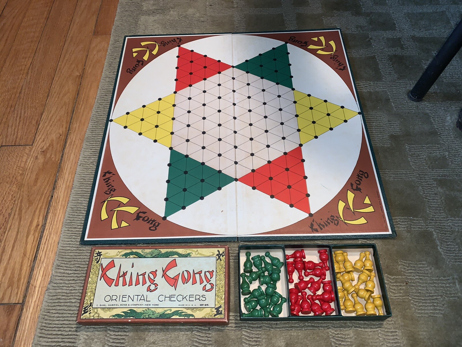 Ching king gong Cong chinese Checkers Vintage No.99 Sam Gabriel Son’s ...