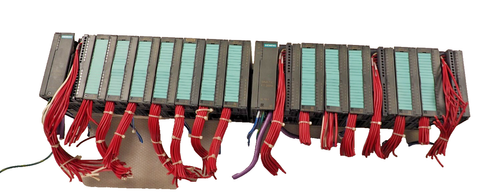 Modulo Interfaccia PLC Rack Siemens Simatic ET 200M 2*IM 153-1,8*SM322 ...