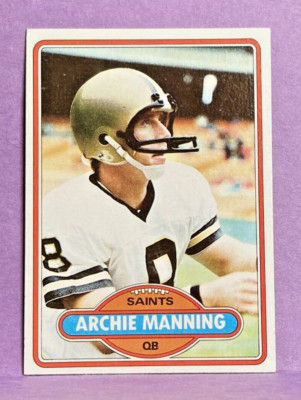 1980 Topps ARCHIE MANNING Card #93 Saints | eBay