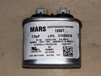 Mars 12007 Capacitor 325P755H37A15A4ZMS USED **TESTED** | eBay