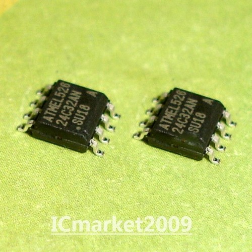 20 PCS AT24C32AN-10SU-1.8 SOP-8 AT24C32 24C32AN SU18 24C32 EEPROM Chip ...