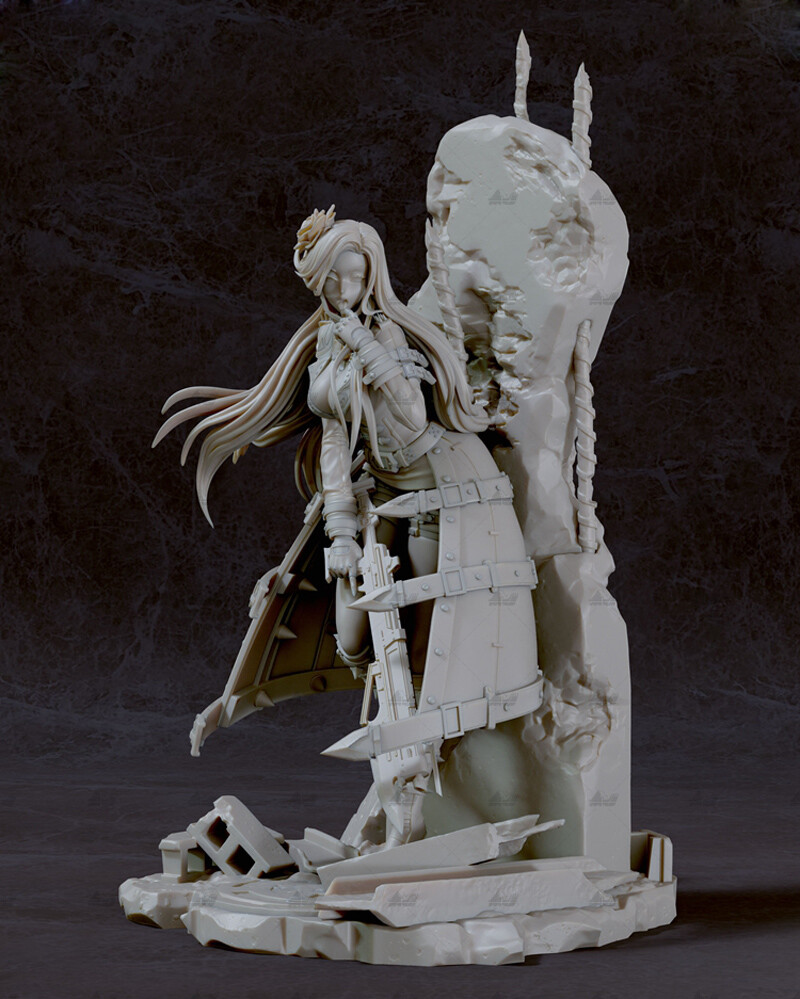 Nikke The Goddess of Victory 1/8 30cm 3D Print Figure Unpainted ...
