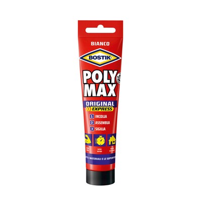 Q.TA' 12 BOSTIK POLYMAX ORIGINAL 165 G BIANCO TUBO | eBay