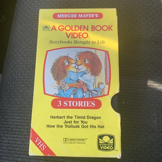 Mercer Mayer's a Golden Book Video 3 Stories Herbert The Timid Dragon ...