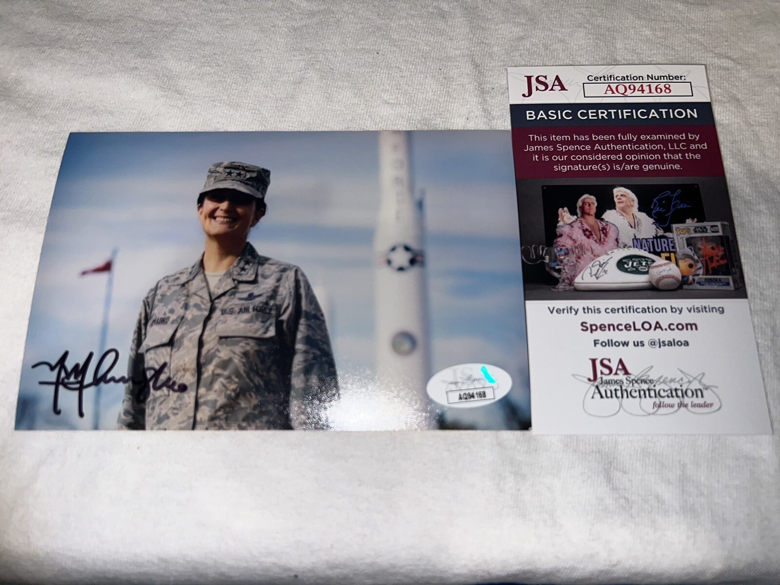 Nina Armagno Signed 4x6 Photo US Space force Lieutenant General JSA ...