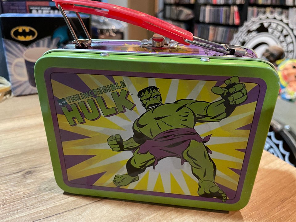 Vintage The Incredible Hulk Mini Metal Lunchbox 1998 Tin Box Company | eBay
