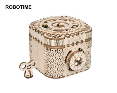 3D Wooden Treasure Box Puzzle | eBay UK