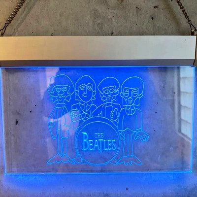 Vintage The Beatles Lamp Light Collectible Interior Lighting Rare Japan ...