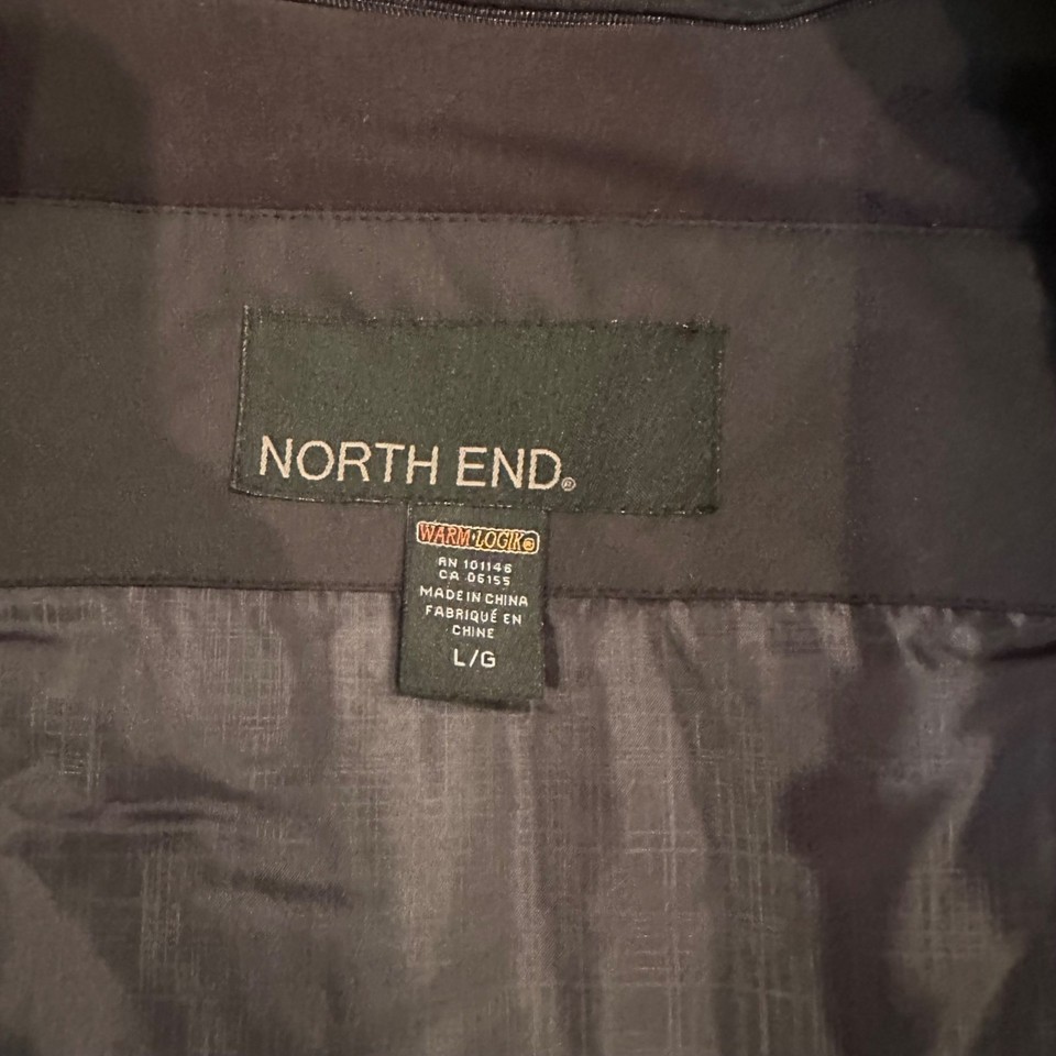 NORTH END MENS JACKET COAT WATER RESISTANT UTK TECHNOLOGY WARM LOGIK ...
