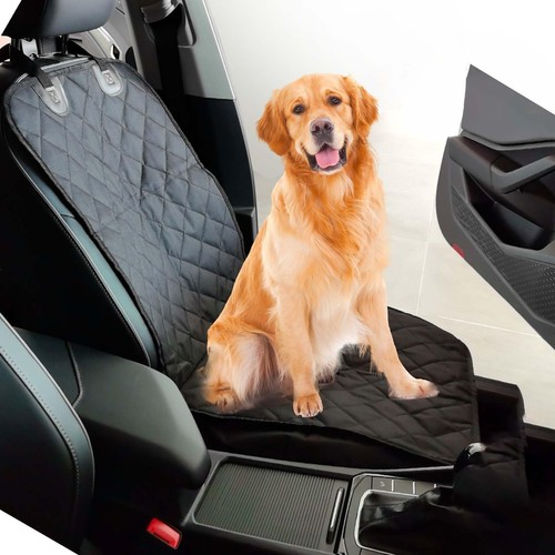 Full Protection Dog Car Seat Cover with Side Flaps Nonslip Scratchproof ...
