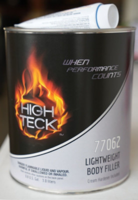 High Teck 77062 Lightweight Automotive Body Filler W/Hardener + Sticks ...