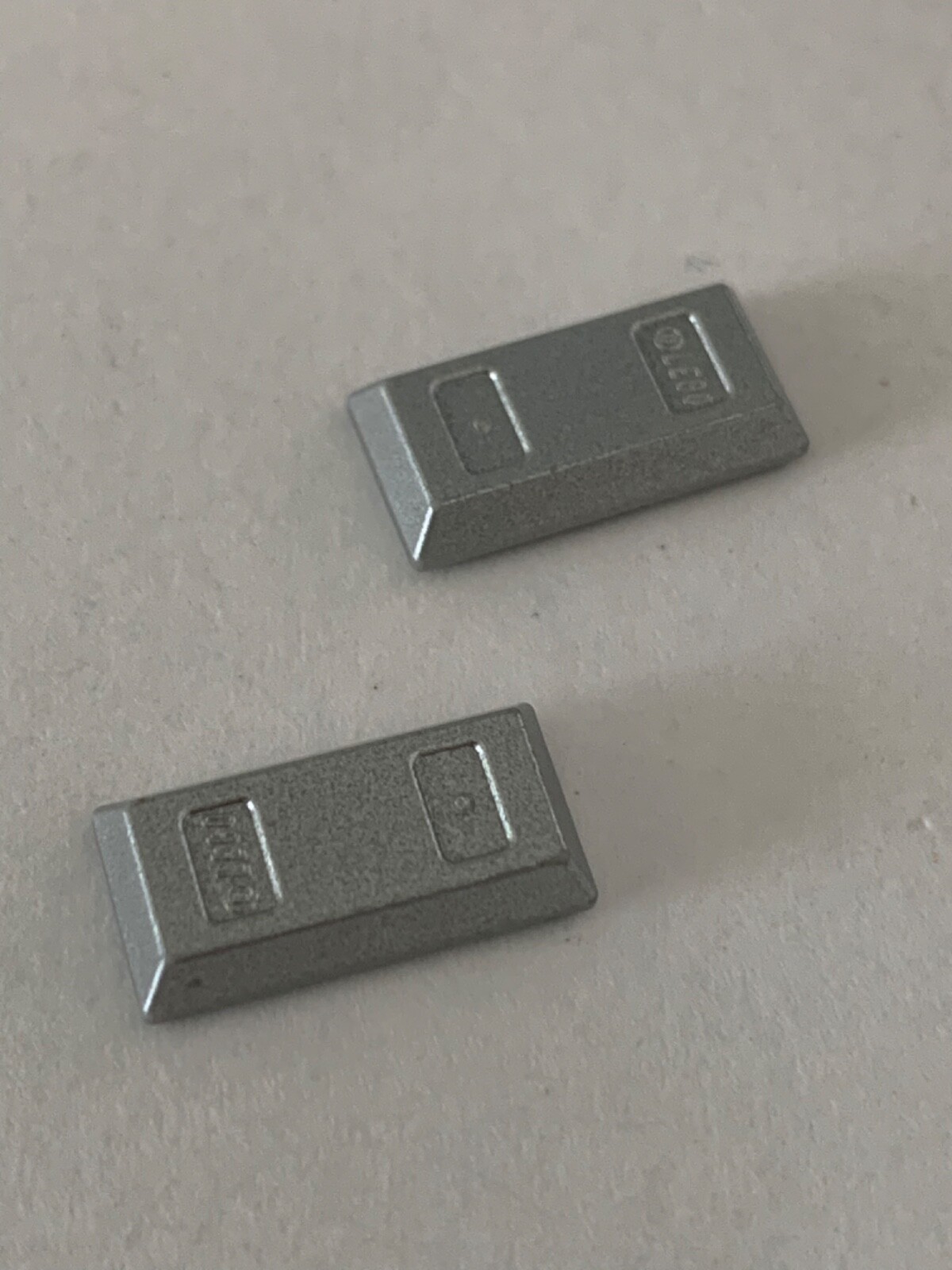 LEGO parts 99563 (2pcs) Minifigure, Utensil Ingot Bar Gold | eBay