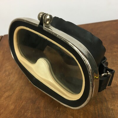 Rare Vintage Aqua Lung US Diver Scuba Diving Goggles Face Mask Surf ...
