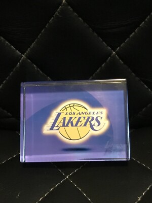 Imagix Los Angeles Lakers Glass Logo Collectible Paper Weight | eBay