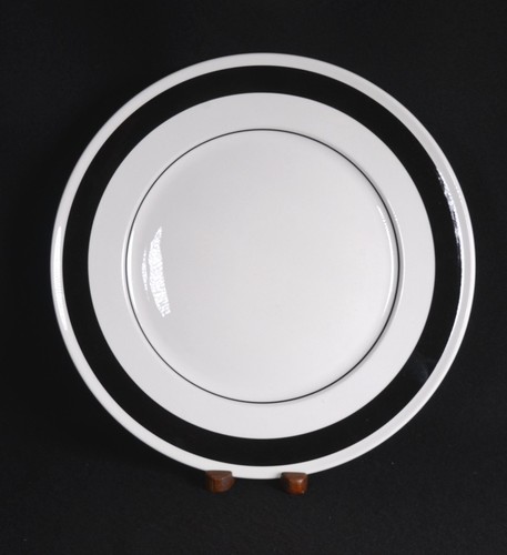 MIKASA PROVENCAL NOIR C2701 White & Black Round PLATTER/ CHOP PLATE 12. ...