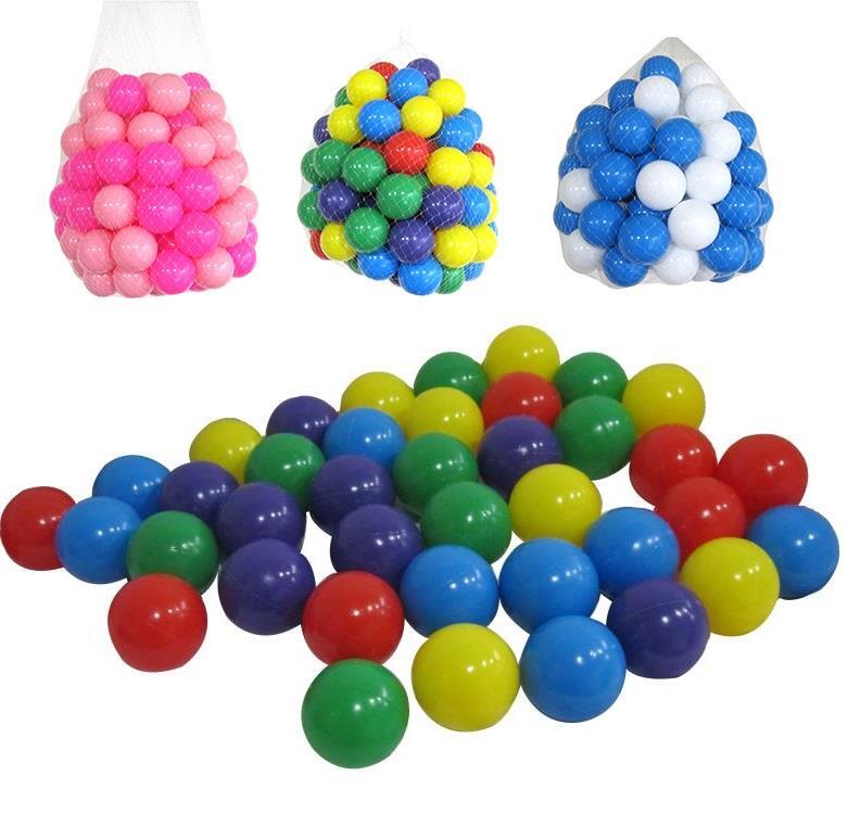 New Plastic Soft Play Balls Kids Children Ball Pits Pen Play Room Pool ...