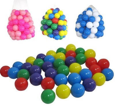 New Plastic Soft Play Balls Kids Children Ball Pits Pen Play Room Pool ...