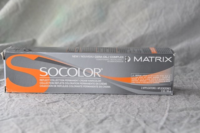 Matrix Socolor Reflect Collection Cream Hair Color 7cc - Dark Blonde ...