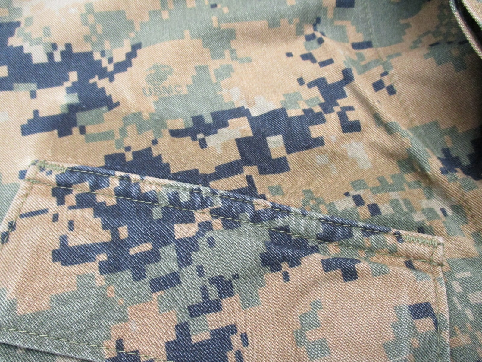 USMC WOODLAND MARPAT UNIFORM TOP UTILITIY CAMMIES SHI… - Gem