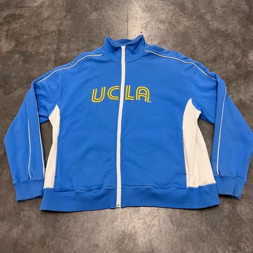 Size XL - VTG UCLA Bruins Track Jacket Mens Blue NCAA Basketball Ships ...
