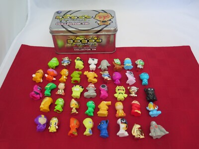 GoGos Crazy Bones Collector Tin w/Lot of 42 Figures - o15 | eBay