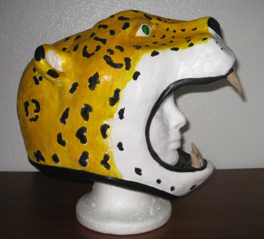 Aztec Jaguar Warrior Helmet