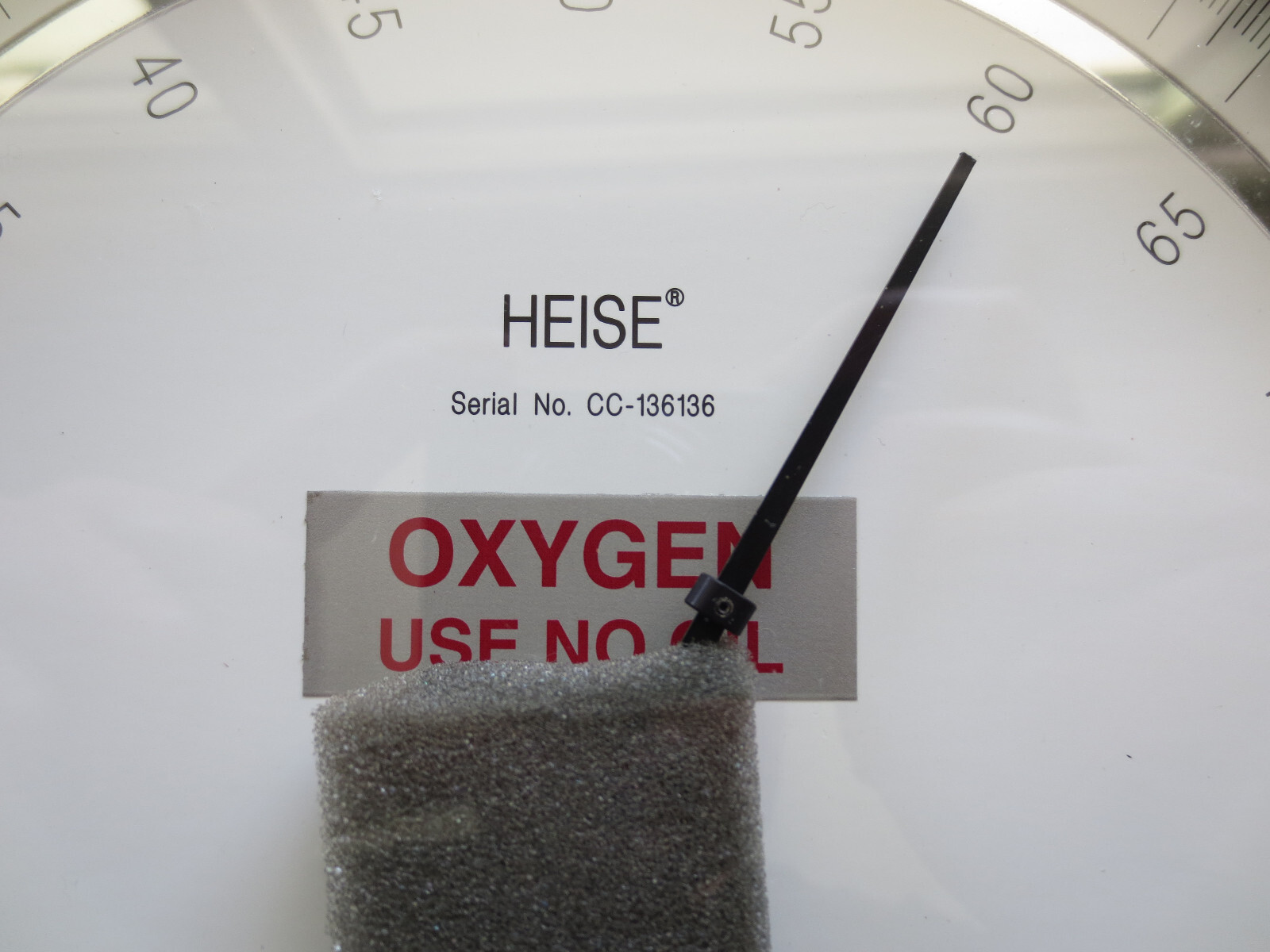 Heise Pressure Gauge 100 PSIG CC-136136 Made in USA AISI-403 | eBay