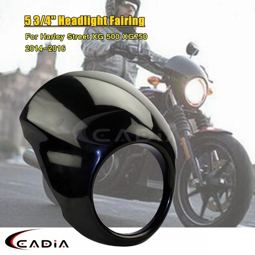 1x ABS 5 3/4" Headlight Fairing Headlamp Cover For Street XG500 XG750 ...