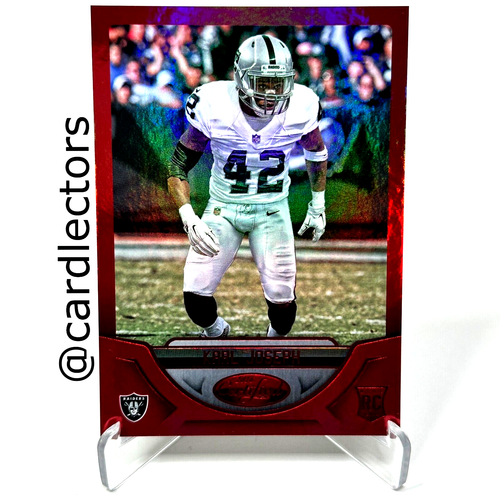 2016 Panini Certified Football KARL JOSEPH #196 RC Mirror Red SP /99 ...