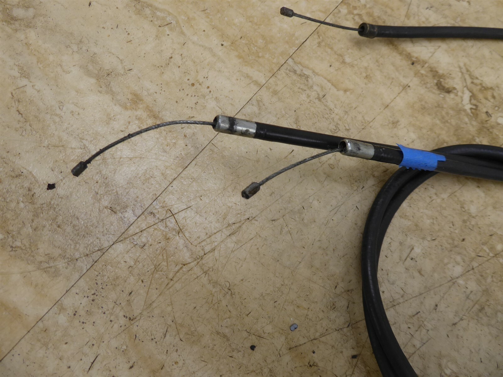 1973 BMW R90S Airhead R100 R90/6 S560-1. cables clutch throttle choke ...